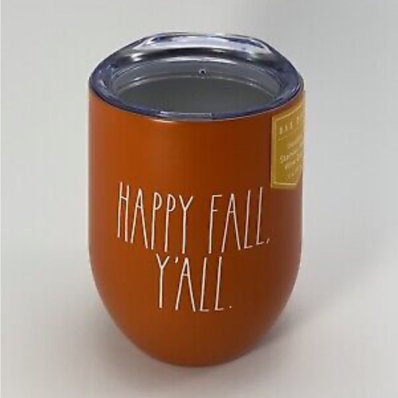 Rae Dunn | Kitchen | Rae Dunn Happy Fall Yall Insulated Stainless Wine ...